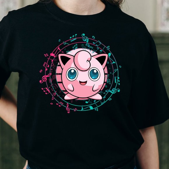 Gildan | Shirts | Jigglypuff Pokemon Music Anime Tshirt | Poshmark